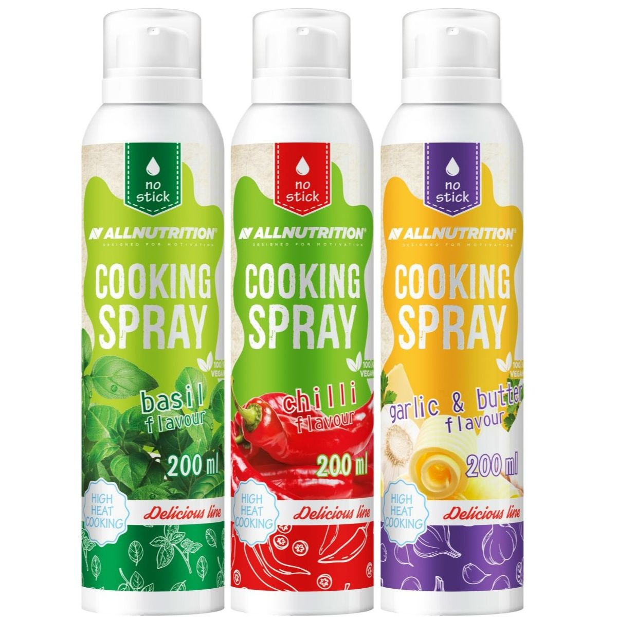 3 x Cooking Spray 200ml - ALLNUTRITION • 49 zł • Opinie • Sklep SFD